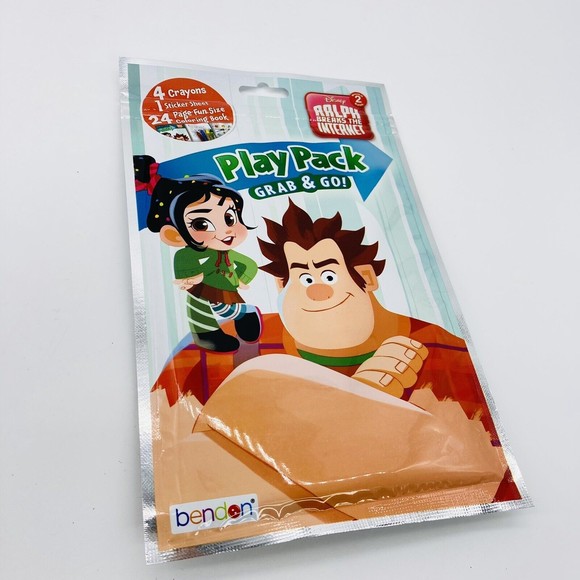 Disney | Toys | Ralph Breaks The Internet Play Pack Crayons Stickers ...